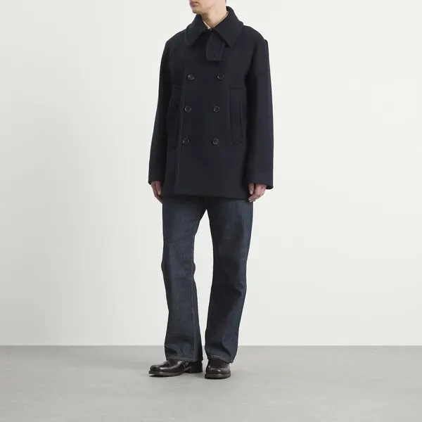 A.P.C. Andy Pea Coat - Dark Navy | Editorialist